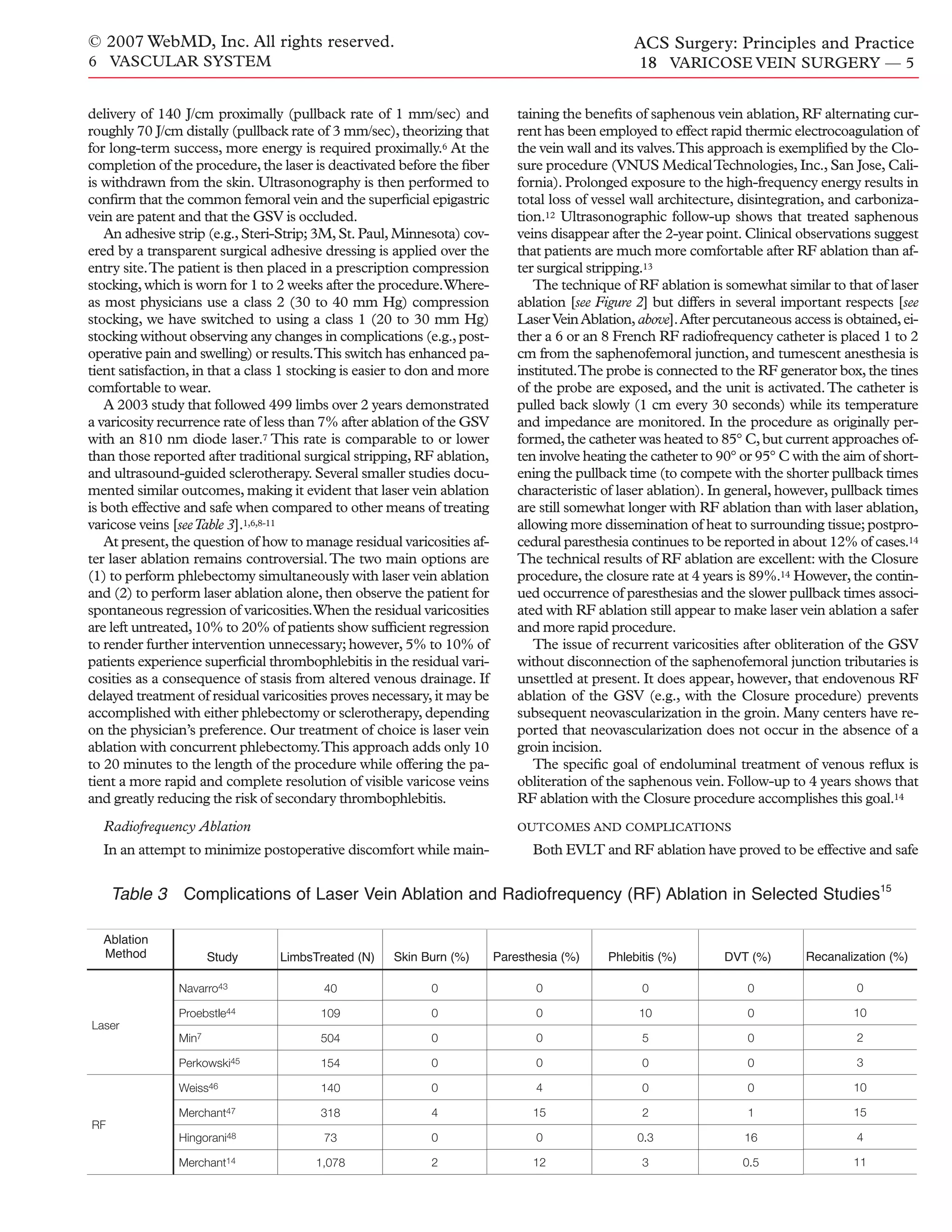 Acs0618 Varicose Vein Surgery | PDF