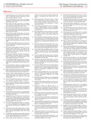 Acs0623 Endovascular Procedures For Renovascular Disease | PDF