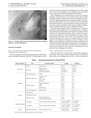 Acs0623 Endovascular Procedures For Renovascular Disease | PDF