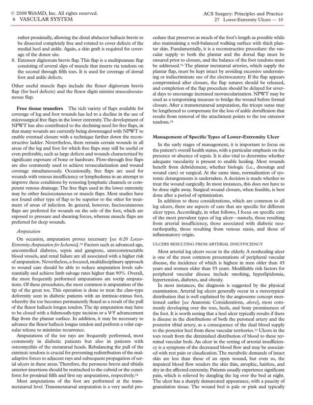Acs0627 Lower Extremity Ulcers | PDF