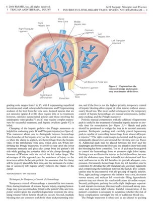 Acs0707 Injuries To The Liver, Biliary Tract, Spleen, And Diaphragm | PDF