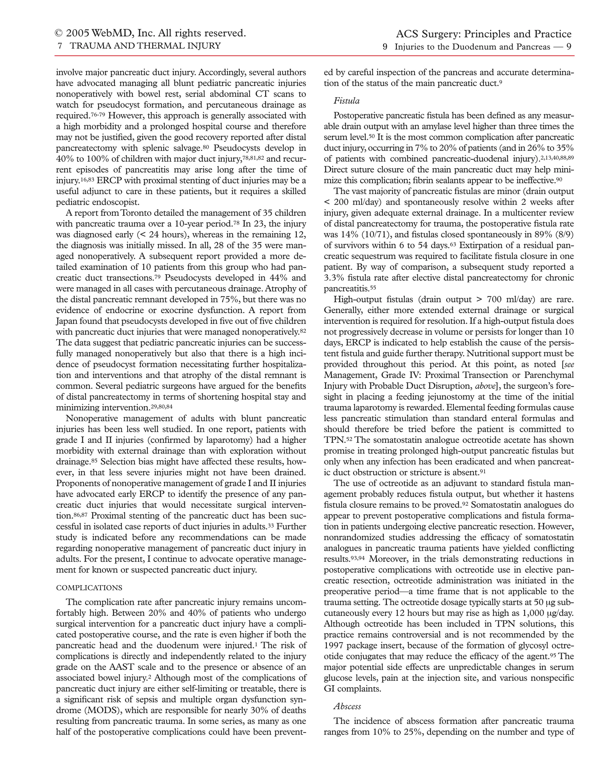 Acs0709 Injuries To The Pancreas And Duodenum | PDF