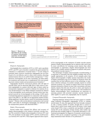 Acs0713 Injuries To The Peripheral Blood Vessels | PDF | First Aid ...
