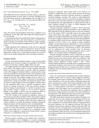 Acs0806 Mechanical Ventilation | PDF