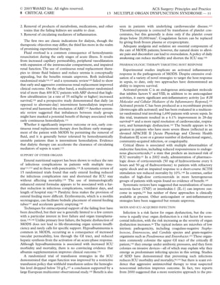 Acs0813 Multiple Organ Dysfunction Syndrome | PDF