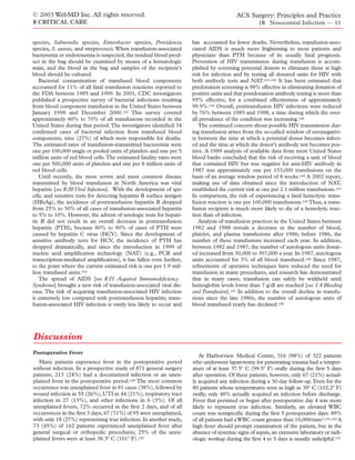 Acs0816 Nosocomial Infection | PDF | Ear, Nose and Throat Conditions ...