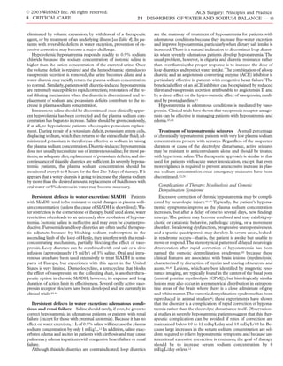 Acs0824 Disorders Of Water And Sodium Balance | PDF