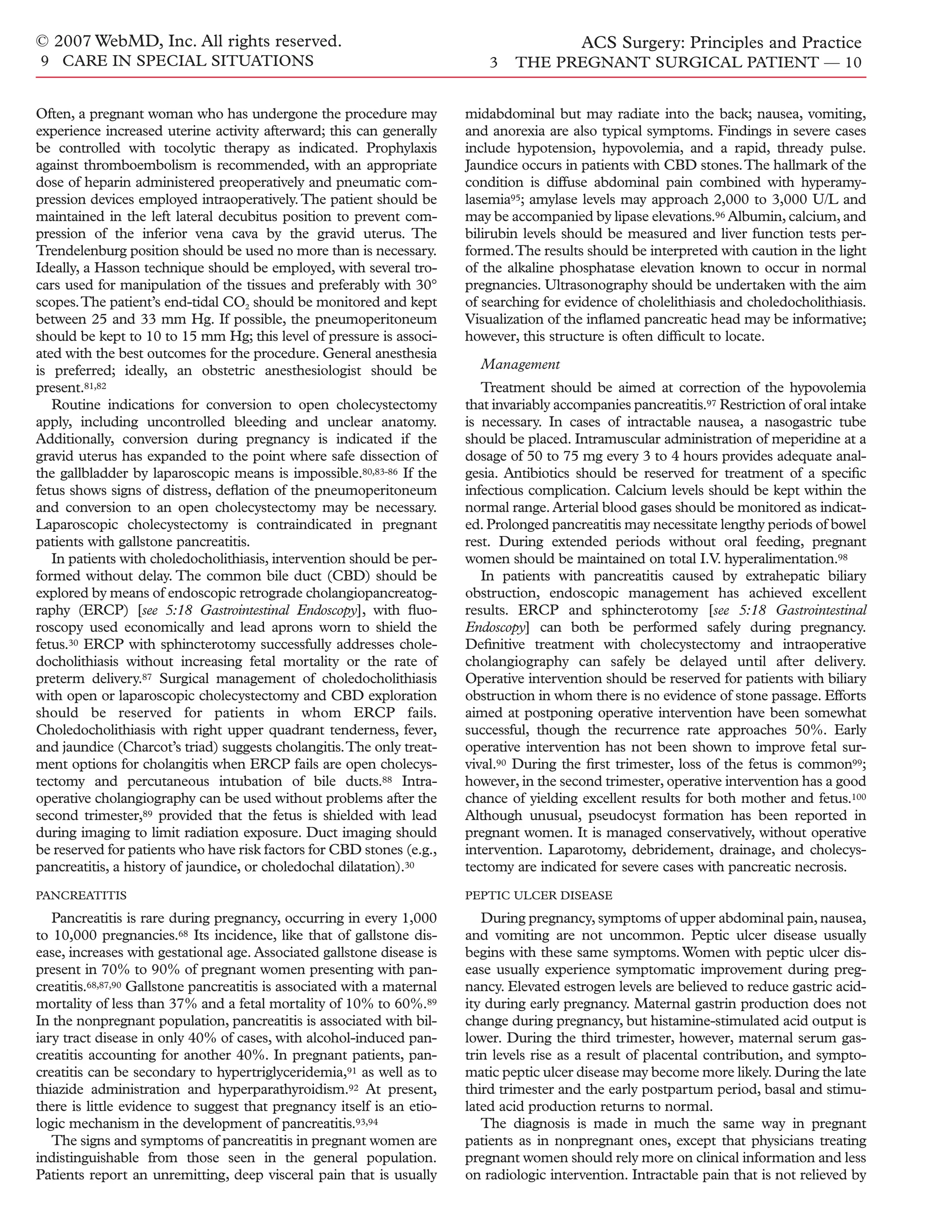 Acs0903 The Pregnant Surgical Patient | PDF