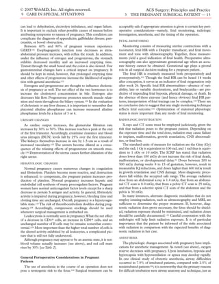 Acs0903 The Pregnant Surgical Patient | PDF