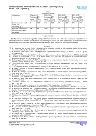 A Modified Bee Colony Optimization Algorithm for Nurse Rostering ...