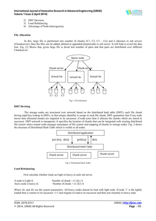 Survey on Load Rebalancing for Distributed File System in Cloud | PDF