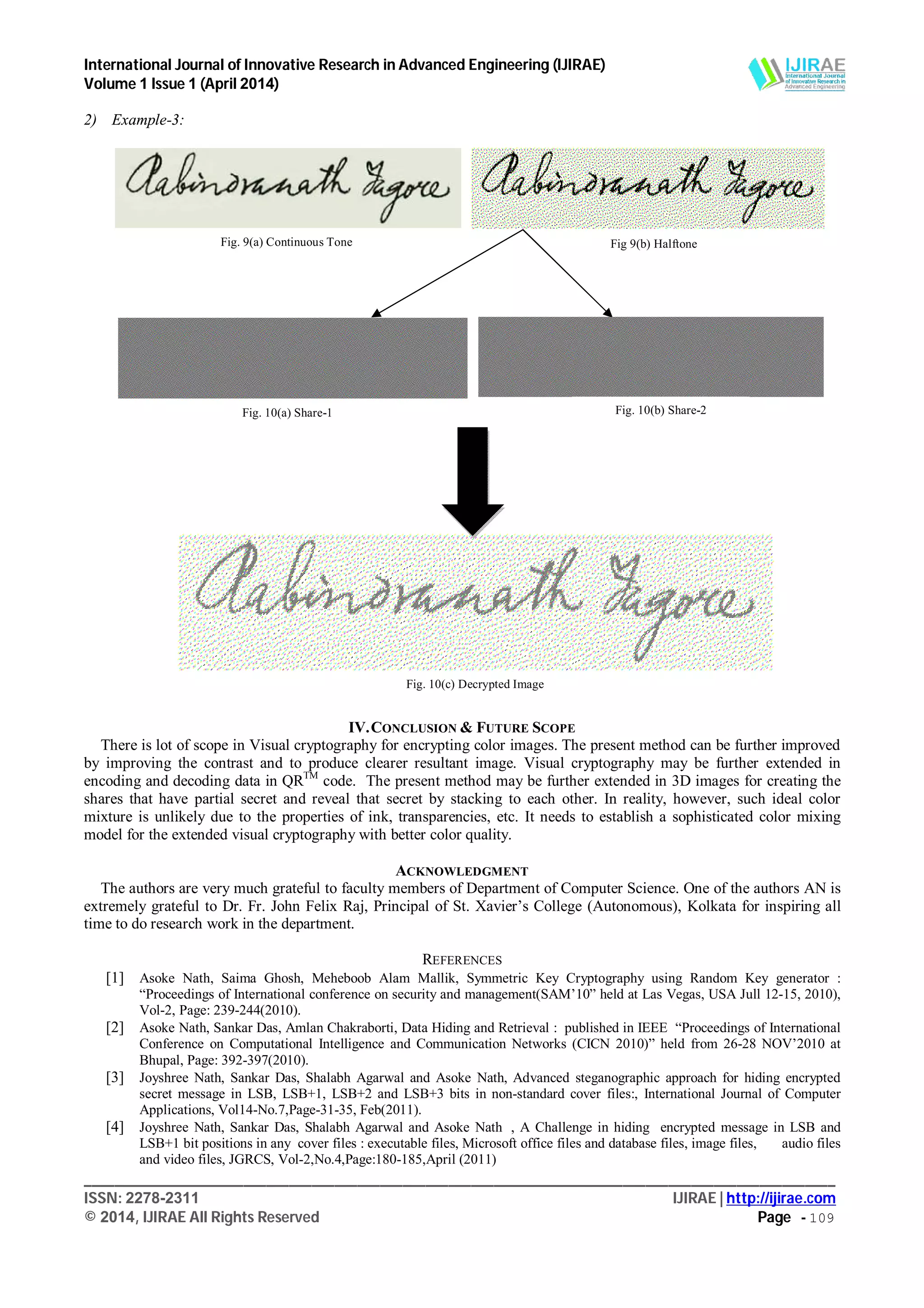 Data Hiding and Retrieval using Visual Cryptography | PDF