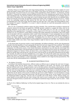 Data Hiding and Retrieval using Visual Cryptography | PDF