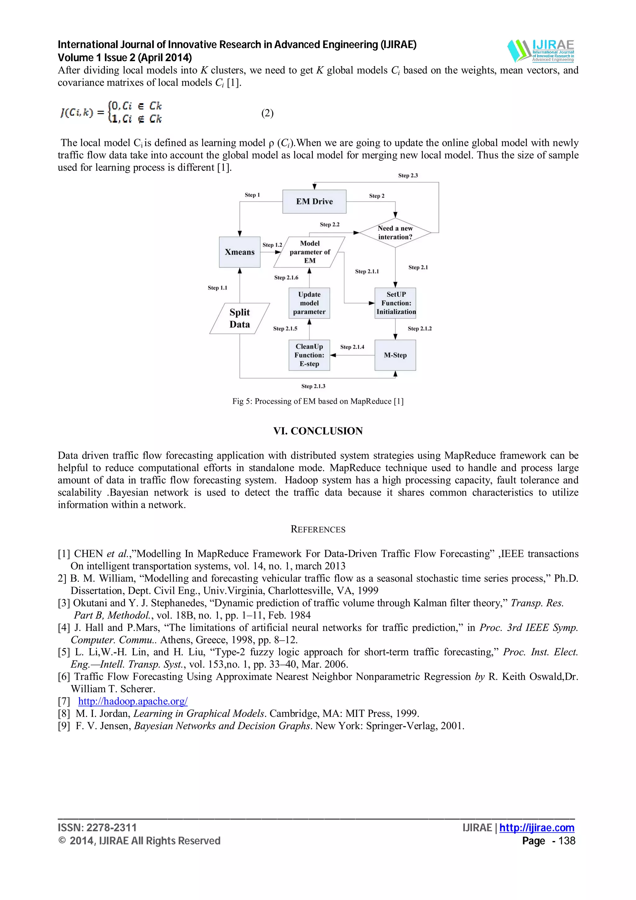 Review Data Driven Traffic Flow Forecasting Using Mapreduce In Distributed Modelling Pdf