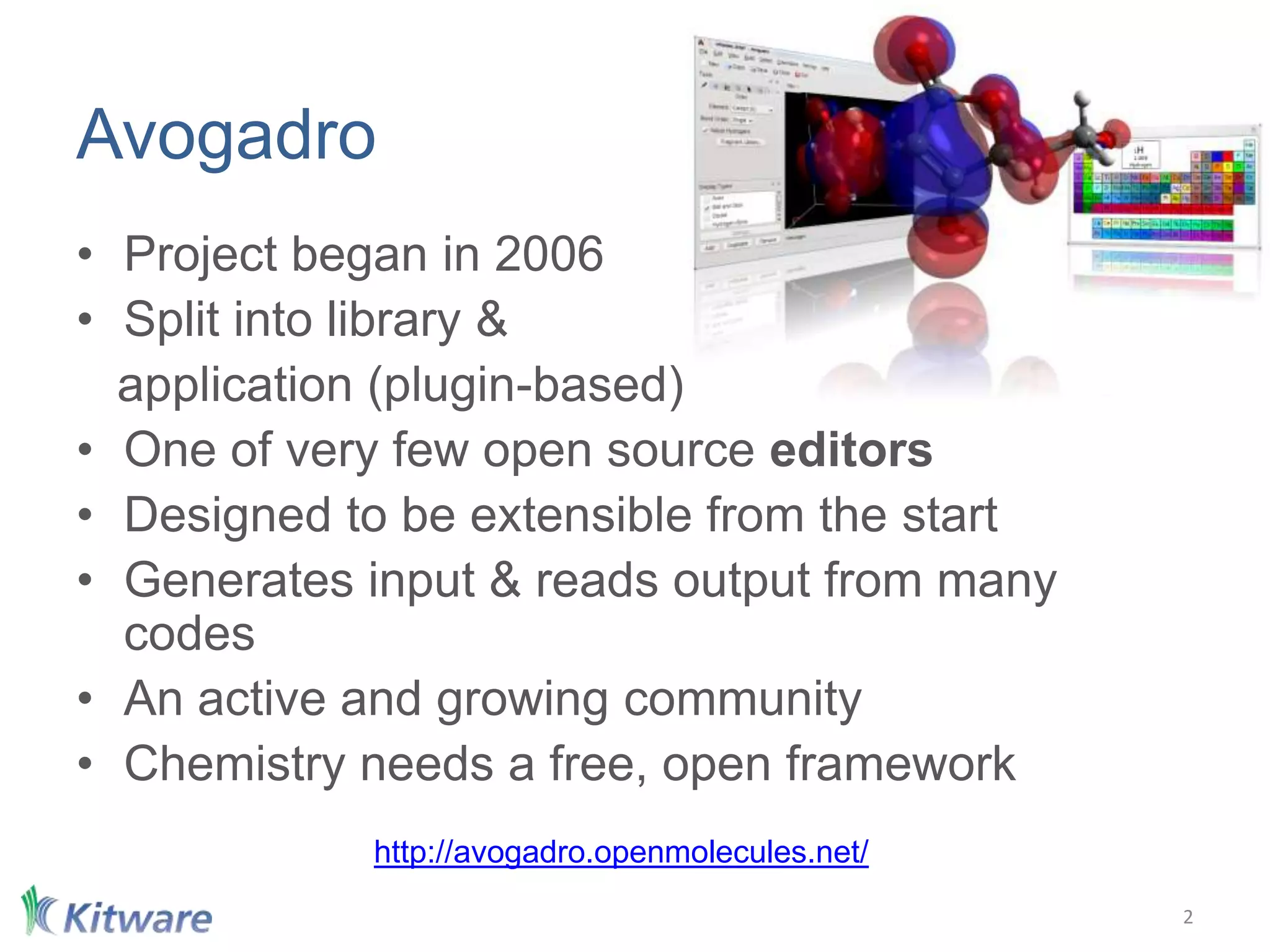 Avogadro, Open Chemistry and Semantics | PDF