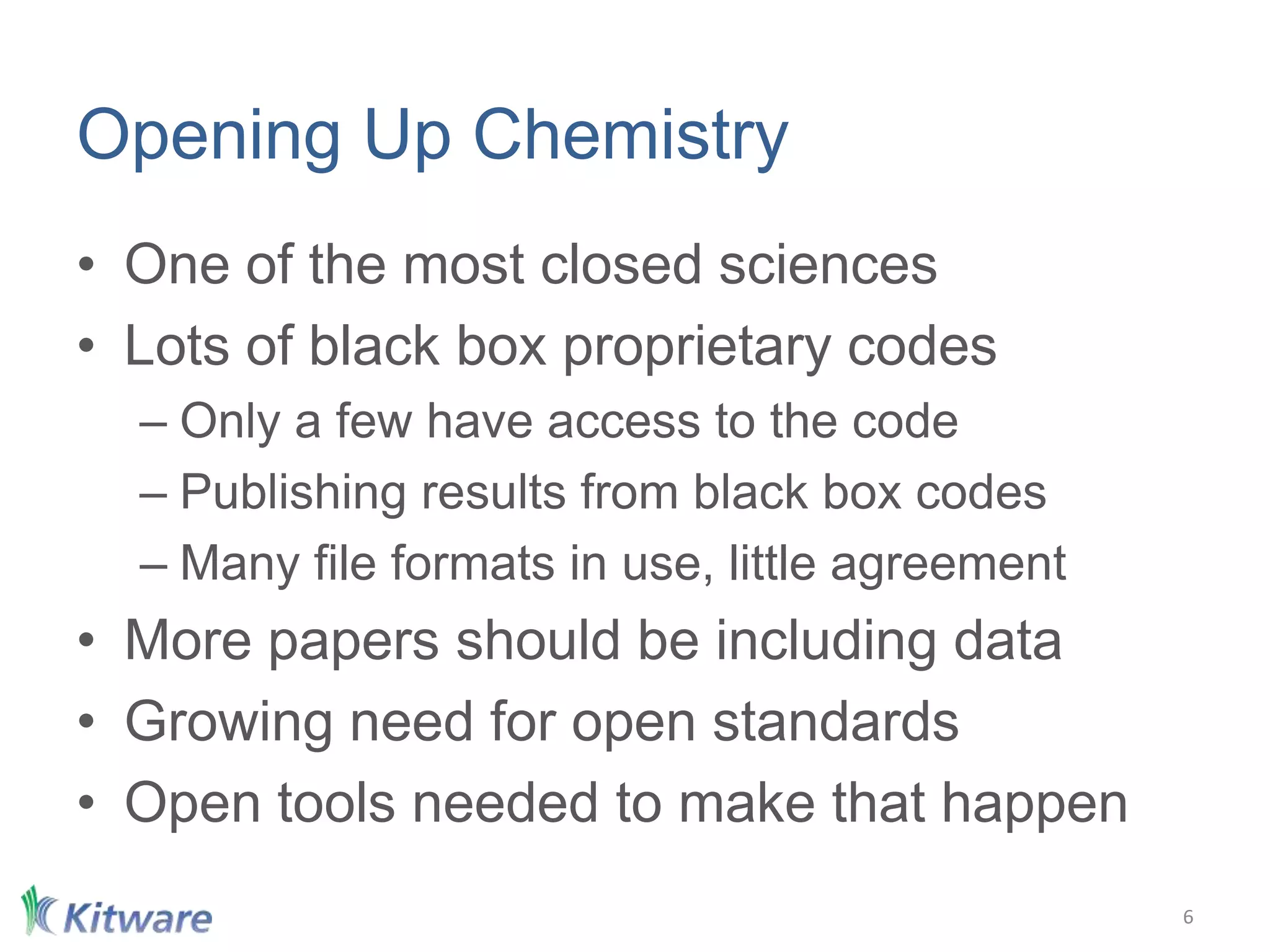 Avogadro, Open Chemistry and Semantics | PDF