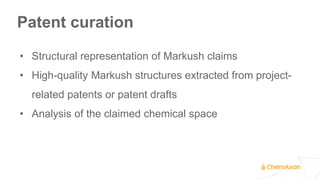 Deep analysis of chemical patents and Markush claims | PPTX
