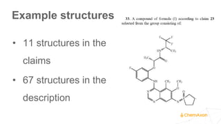 Deep analysis of chemical patents and Markush claims | PPTX