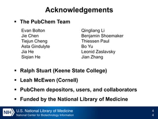 Chemical Health and Safety Information in PubChem | PPTX