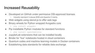 Open Chemistry, JupyterLab and data: Reproducible quantum chemistry | PPT