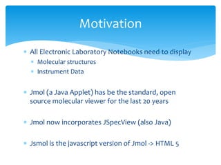 ACS 248th Paper 136 JSmol/JSpecView Eureka Integration | PPT