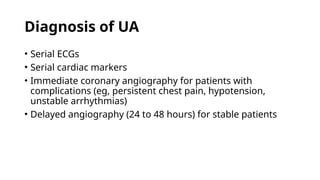 Acute MI and Unstable Angina / Coronary syndrome .pptx