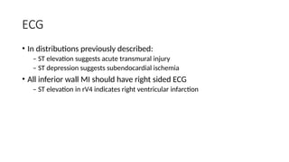 Acute MI and Unstable Angina / Coronary syndrome .pptx
