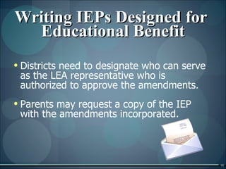 Writing IEPs | PPT