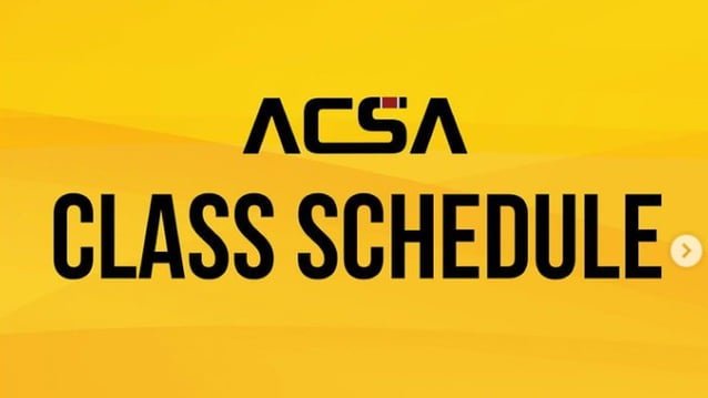 ACSA Class Schedule in Melbourne City for Kids & Adults | PDF