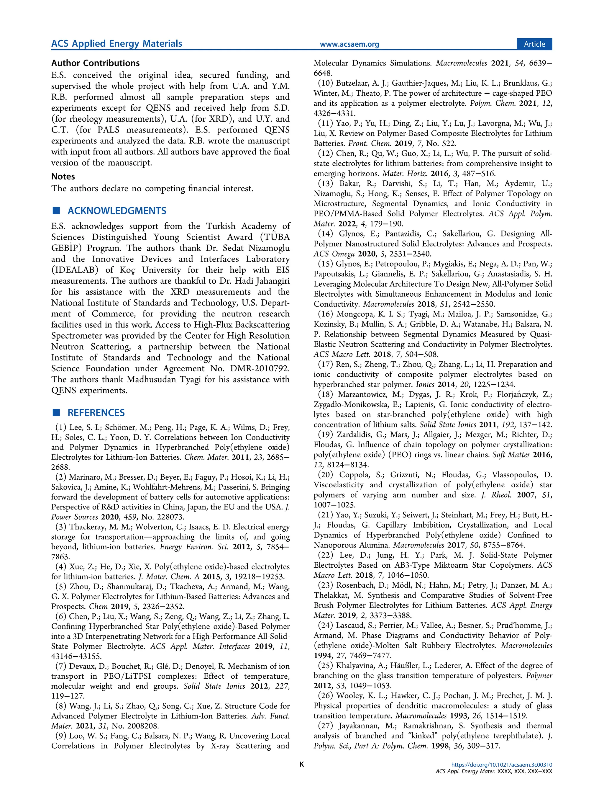 Polymer Architecture Effect on ion chain Dynamics | PDF