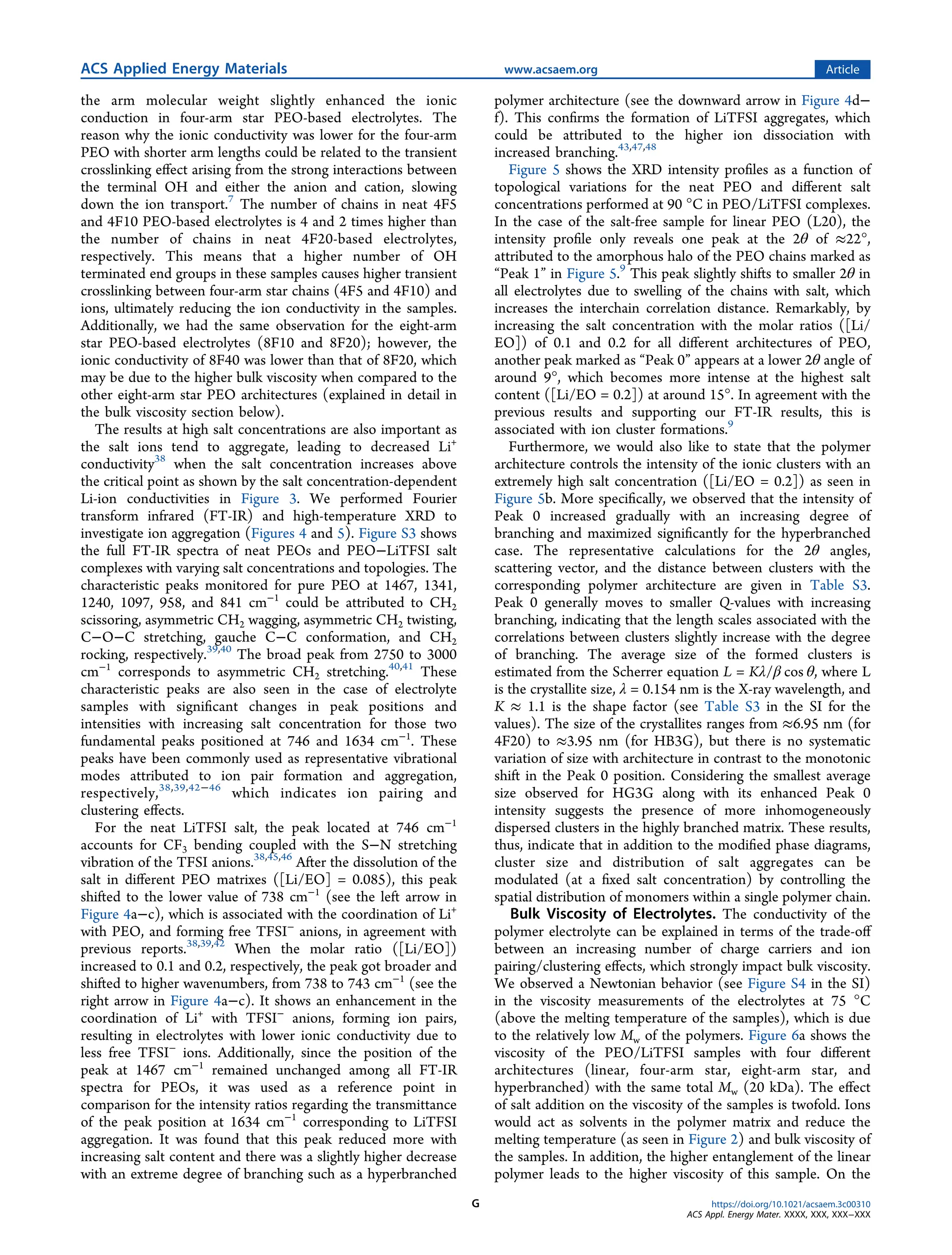 Polymer Architecture Effect on ion chain Dynamics | PDF