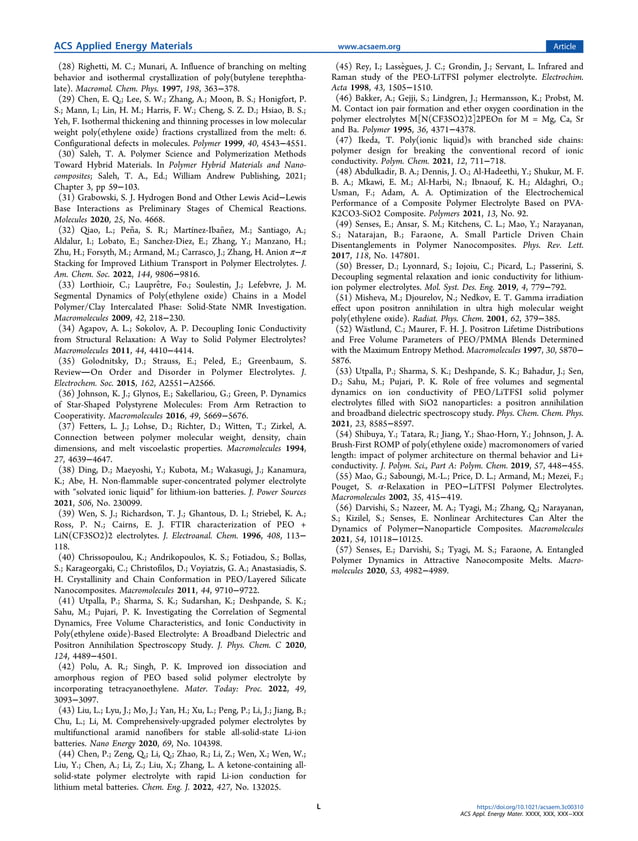 Polymer Architecture Effect on ion chain Dynamics | PDF