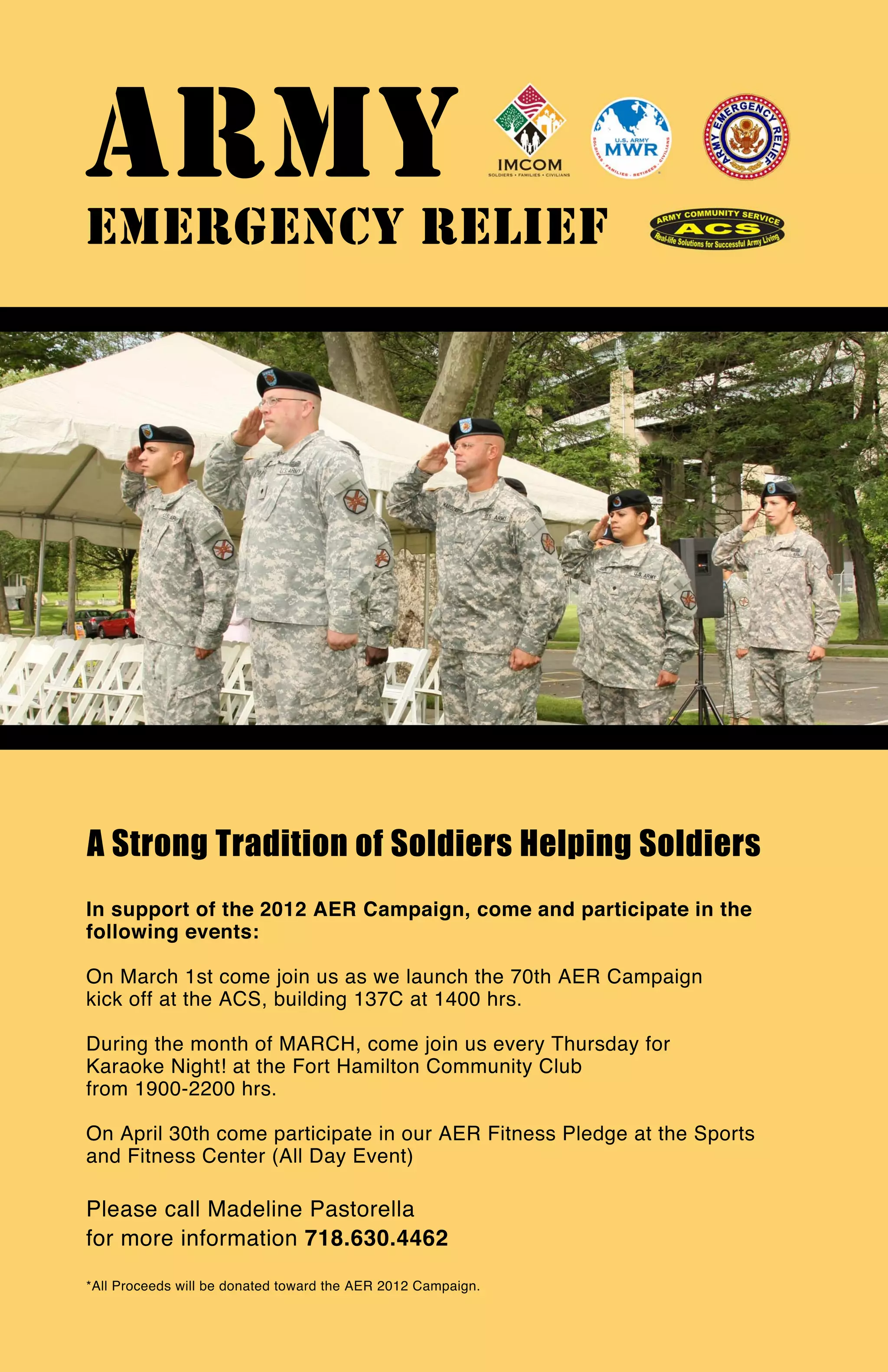 Army Emergency Relief Campaign | PDF