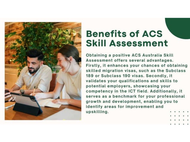 ACS Australia Skill Assessment - your path to ICT Success in Australia | PPTX