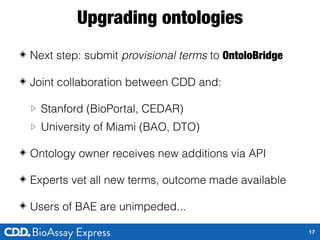 Bringing bioassay protocols to the world of informatics, using semantic ...