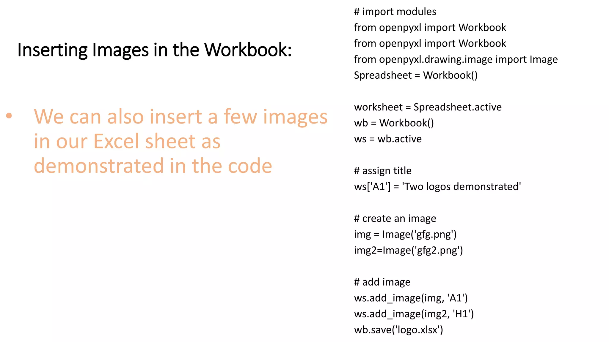 PYTHON FOR SPREADSHEET USERS.pptx | Desktop Publishing | Computer Software and Applications