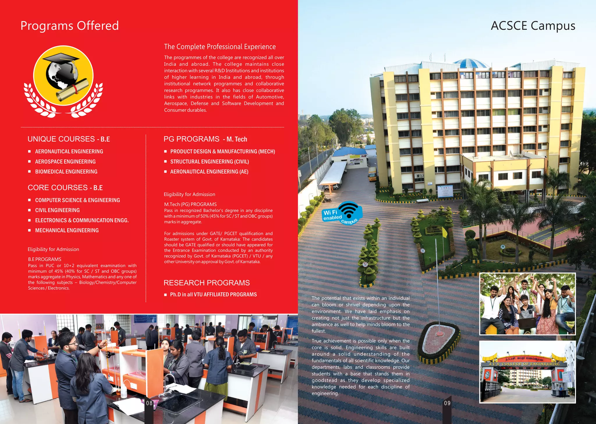 ACS College Engineering Prospectus 2020 | PDF | Professional School | Postgraduate Education
