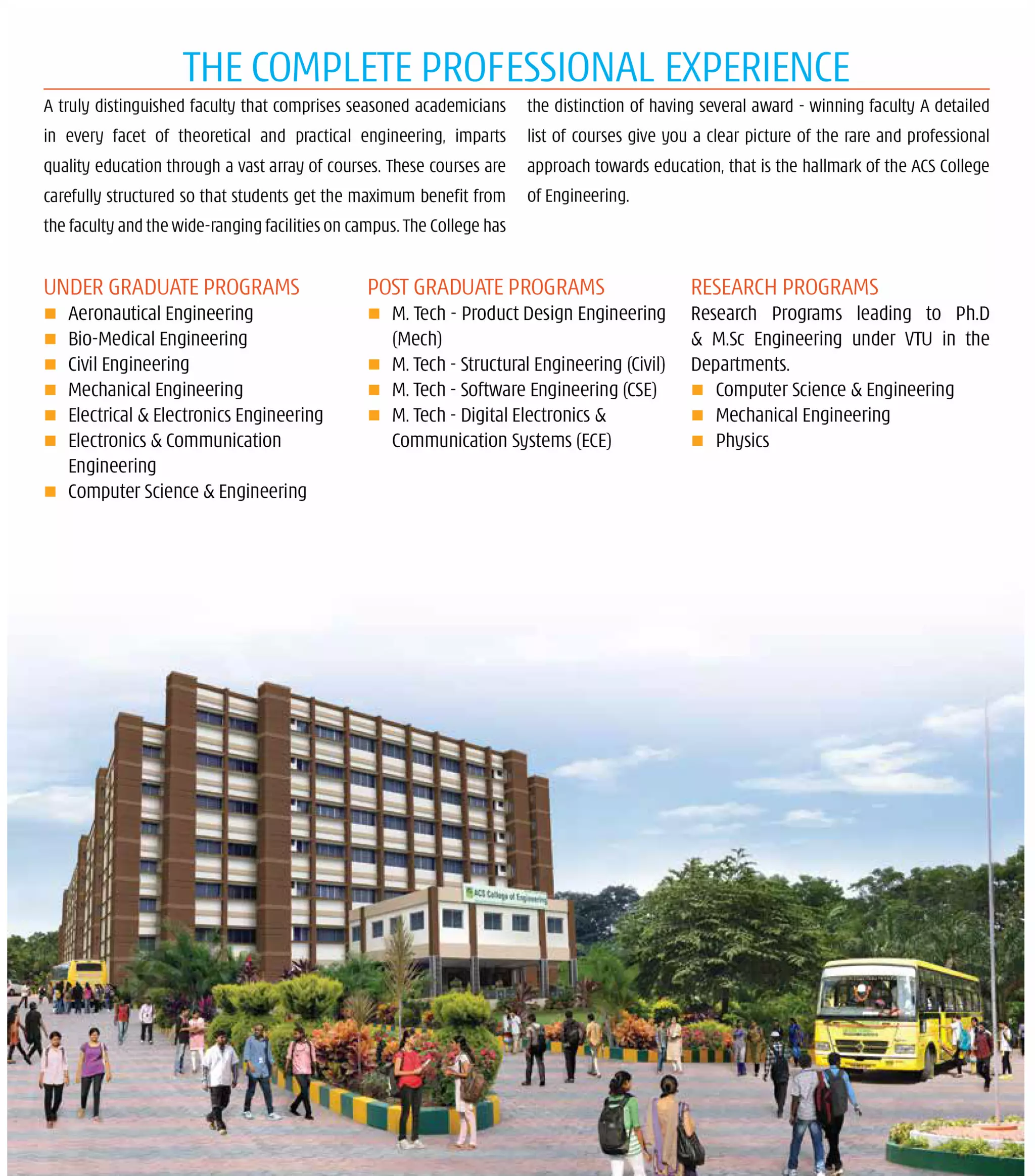 Acs College Of Engineering - Mysore Road, Bangalore | PDF