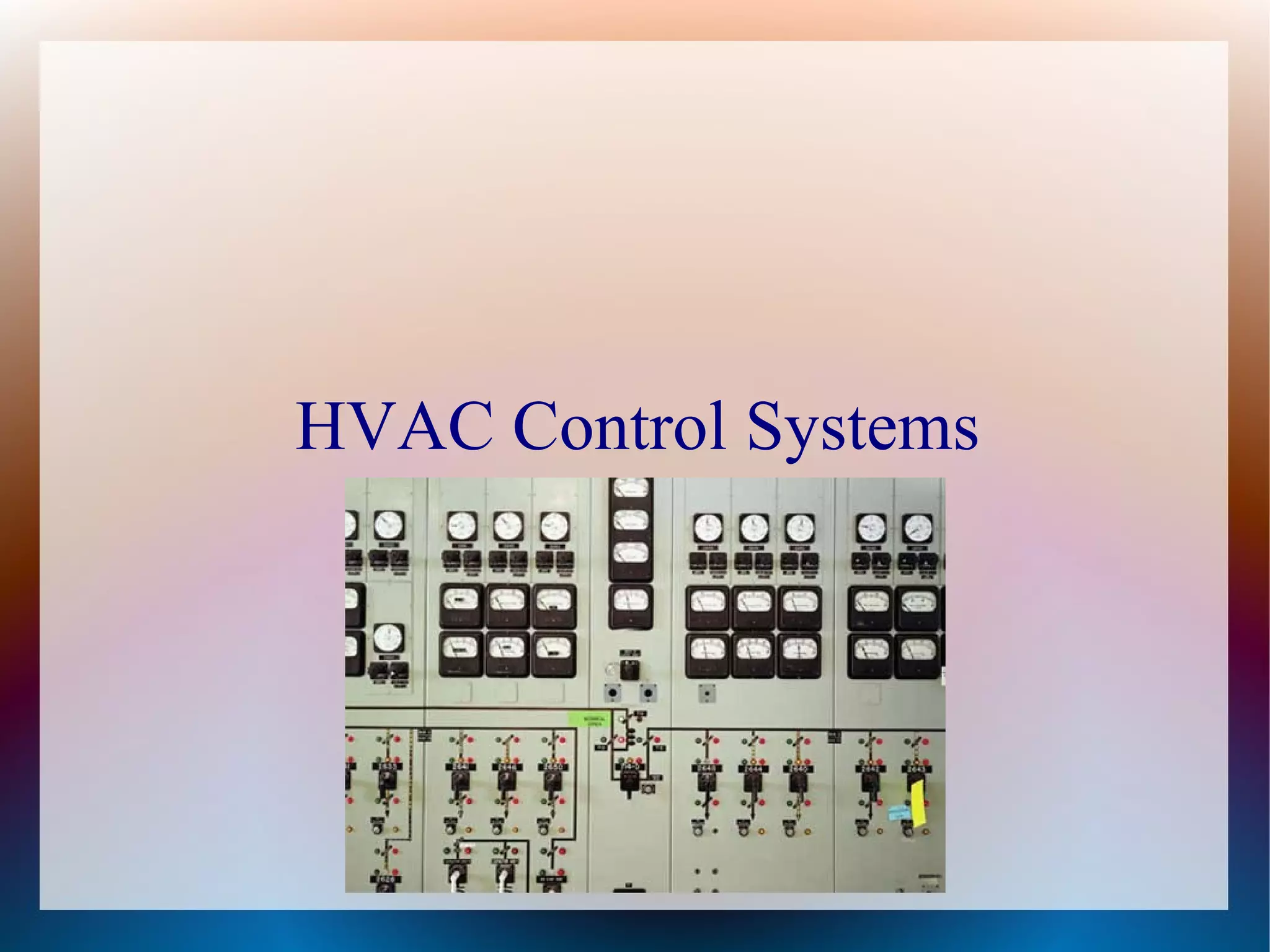 HVAC Control Systems | PDF