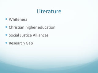 Examining the Intersection of Christianity and Social Justice Advocacy ...