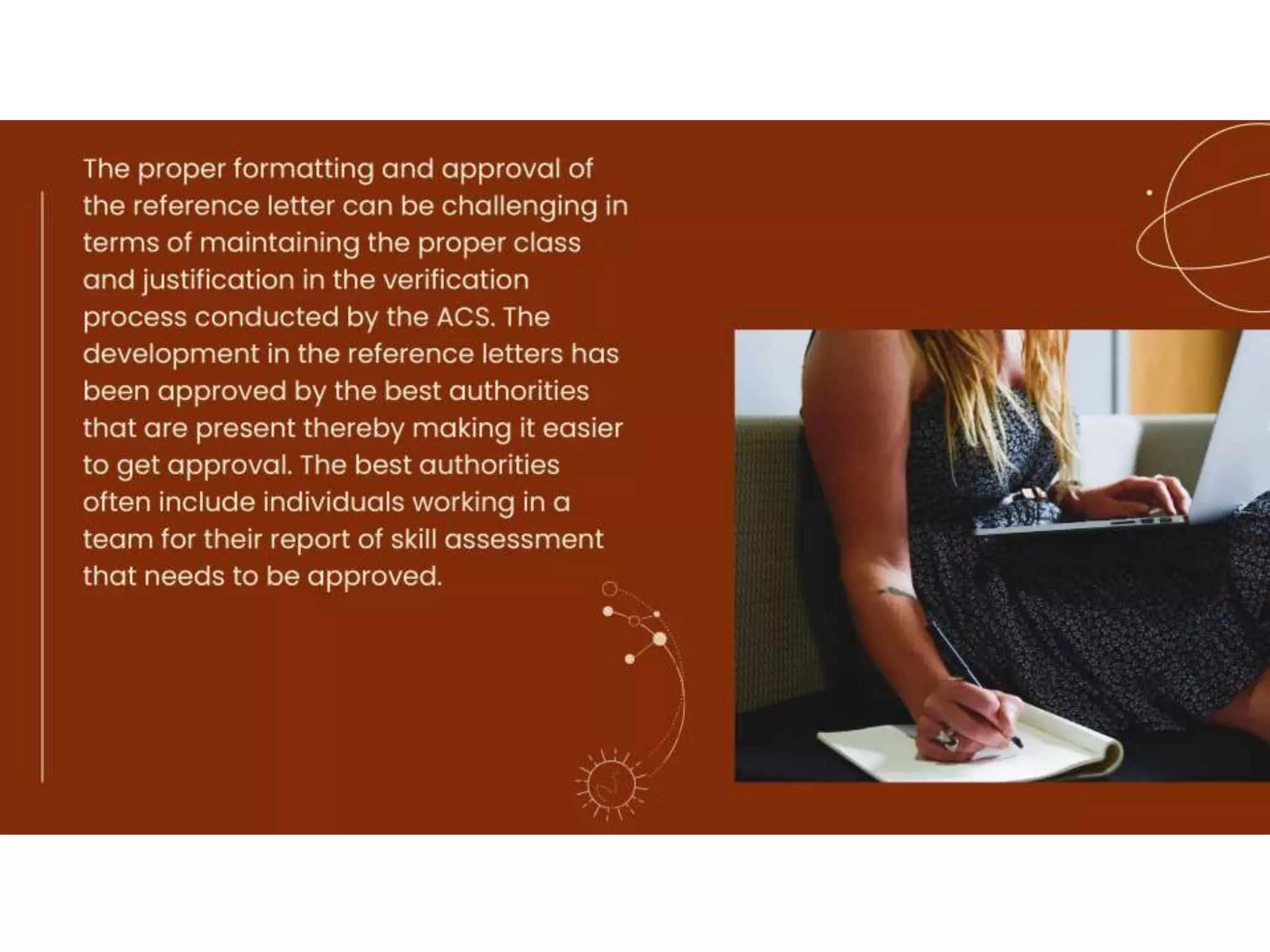 ACS employment reference letter in Australia | PPTX