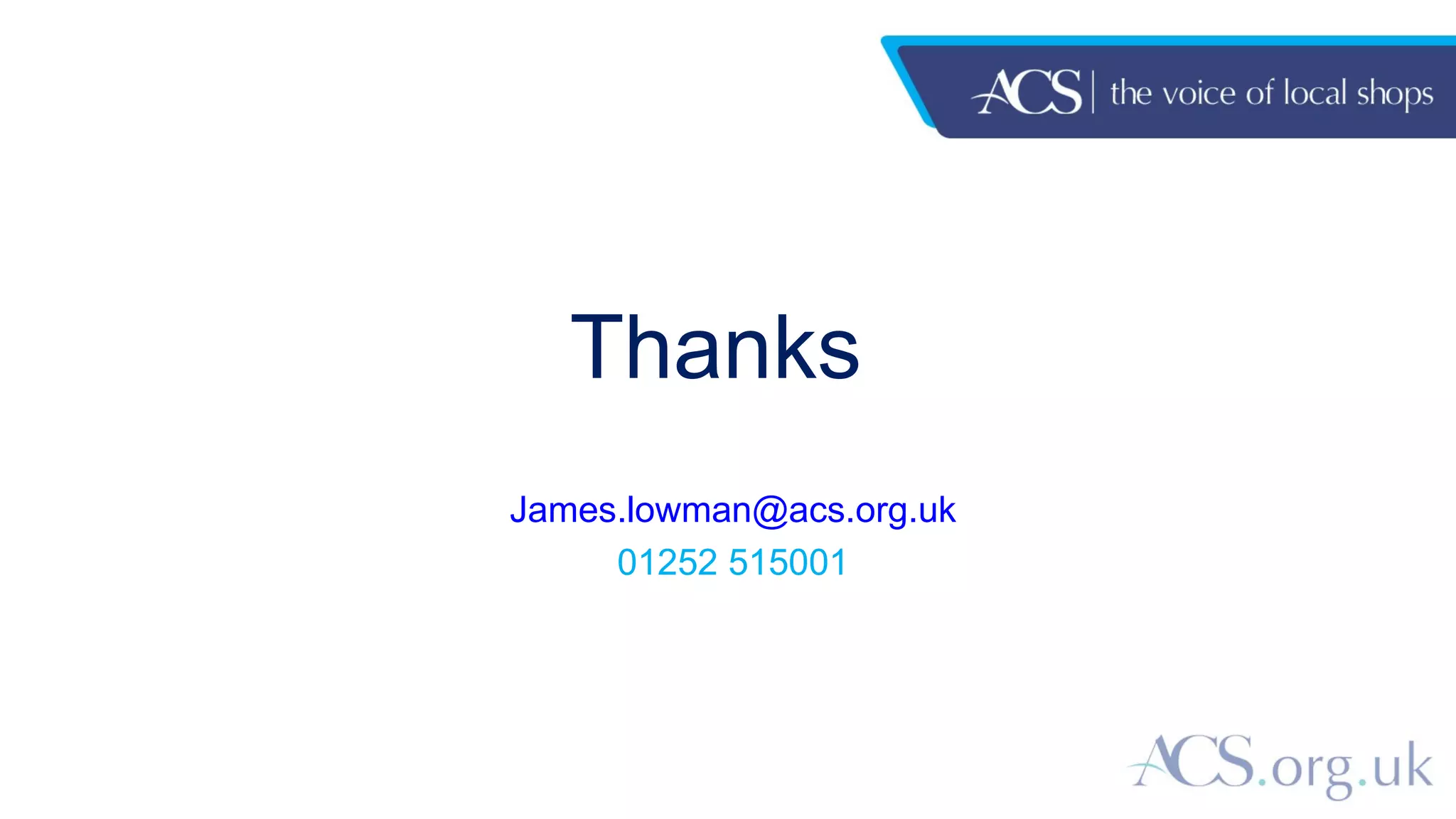 ACS Presentation | PPT