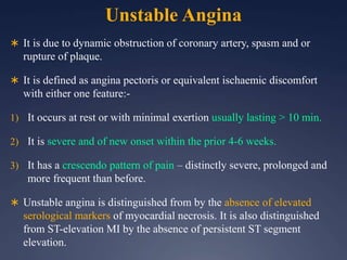 Acute Coronary Syndrome, Myocardial Infarction. | PPTX