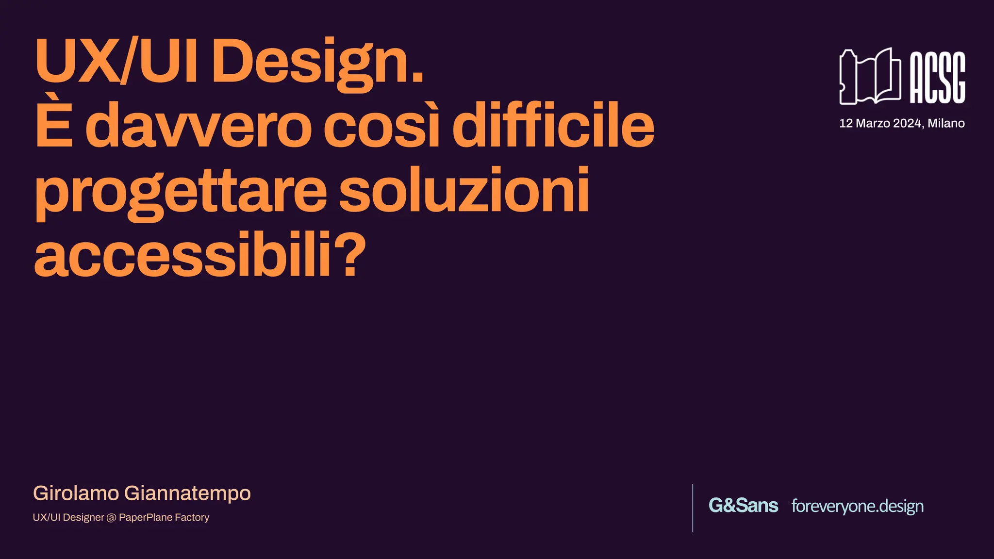 UX/UI Design. È davvero così difficile progettare soluzioni accessibili ...