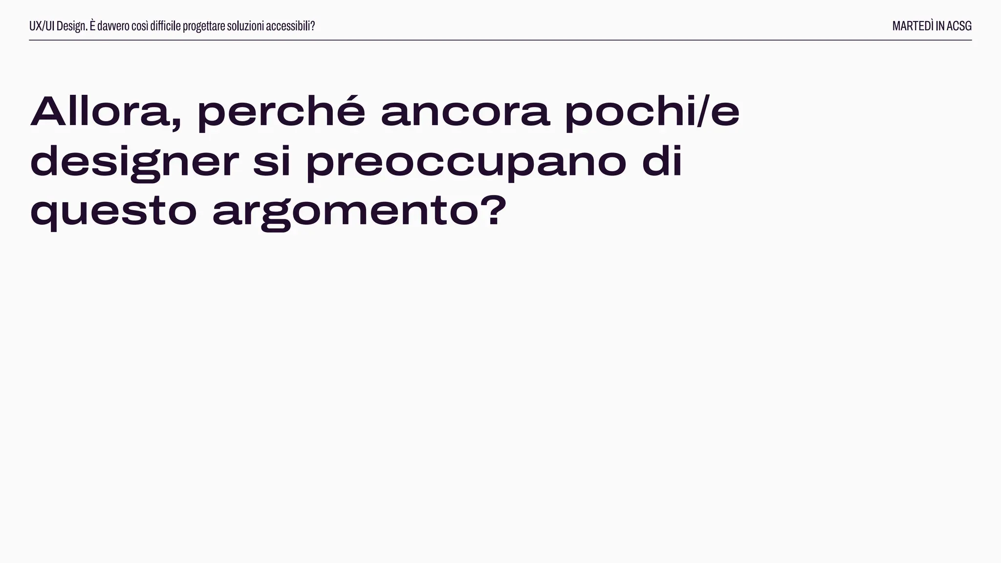 UX/UI Design. È davvero così difficile progettare soluzioni accessibili ...