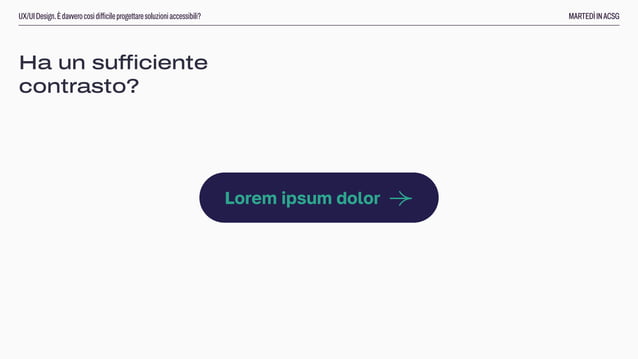UX/UI Design. È davvero così difficile progettare soluzioni accessibili ...