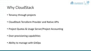 CloudStack and GitOps at Enterprise Scale - Alex Dometrius, Rene Glover - AT&T | PPT
