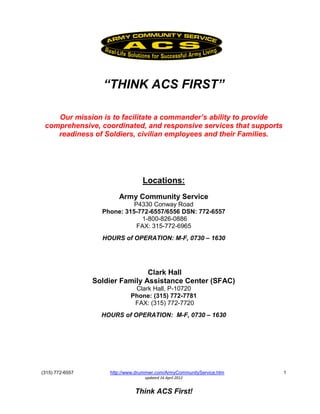 ACS Guide APRIL 2012 | PDF