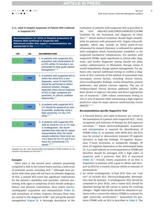 infaro agudo al miocardio ACS guidline ACC 2025 | PDF