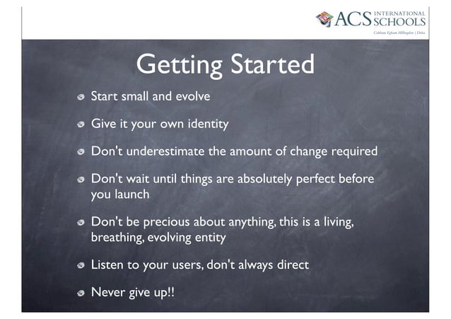 ACS International Schools Presentation | PPT